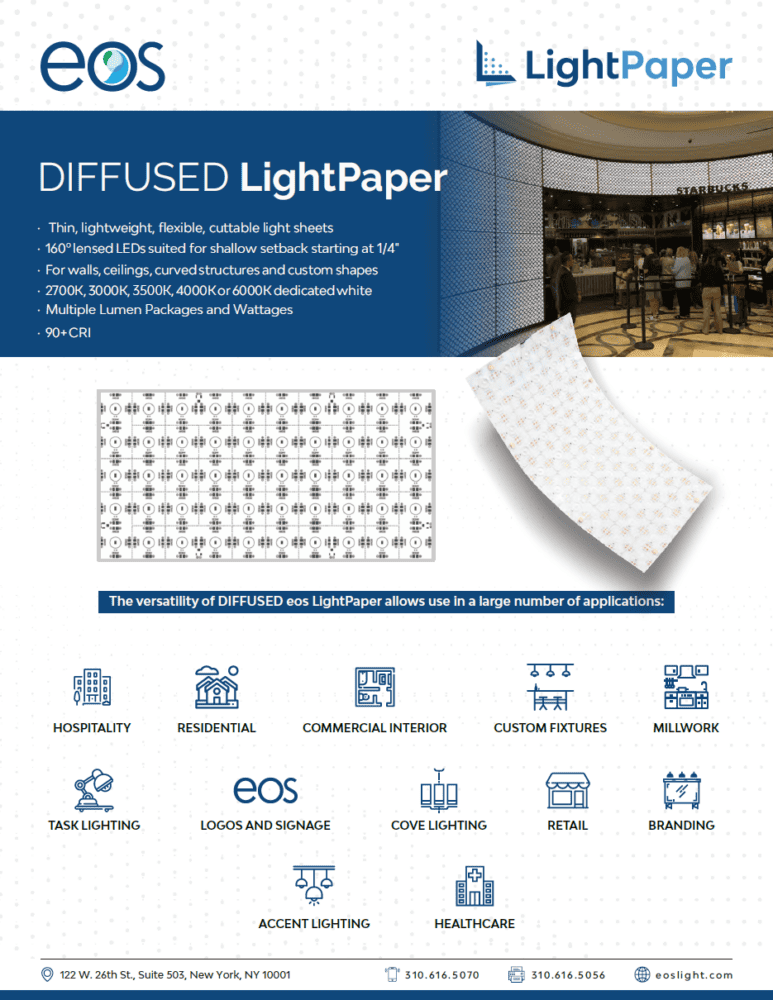 Specification Sheets | EOS Light